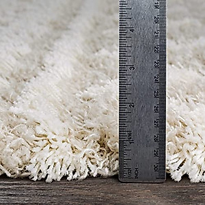 Artistic Weavers Hapsburg Moroccan Shag Area Rug, 6'7" x 9'6", Beige