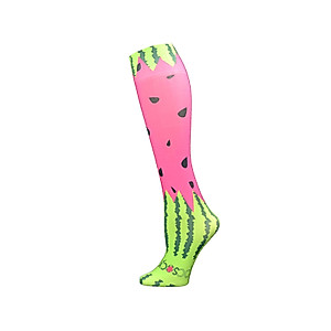 Hocsocx Watermelons Socks Performance Liner Moisture-Wicking Protection for Field Hockey, Ice Hockey, and Soccer