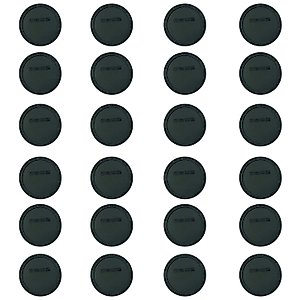 Chyesong 24PCS Silicone Bottom for Tumblers, Rubber bottoms sublimation Protective Anti-Slip with 3M Adhesive Skinny Tumblers , Mason Jars 12oz/15oz/17oz/20oz/30oz (56mm), Black
