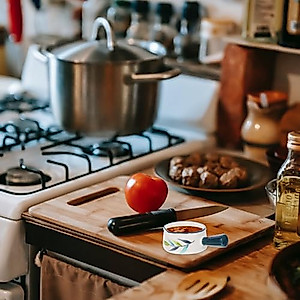 Veemoon Ceramic Milk Cup Coffee Warmers Chocolate Melter Pot Butter Melting Pot Cheese Pot Small Soup Pot Small Dipping Bowls Ceramic Sauce Pan Mini Ceramic Saucepan Mini Sauce Pan Enamel