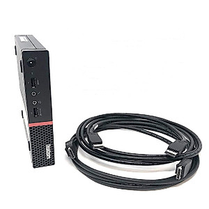 Lenovo ThinkCentre M715Q (2ND GEN) - Tiny - Ryzen 3 Pro 2200GE 3.2 GHZ - 8 GB - 128 GB WIN10 Pro Business Desktop with Microtella DisplayPort Cables