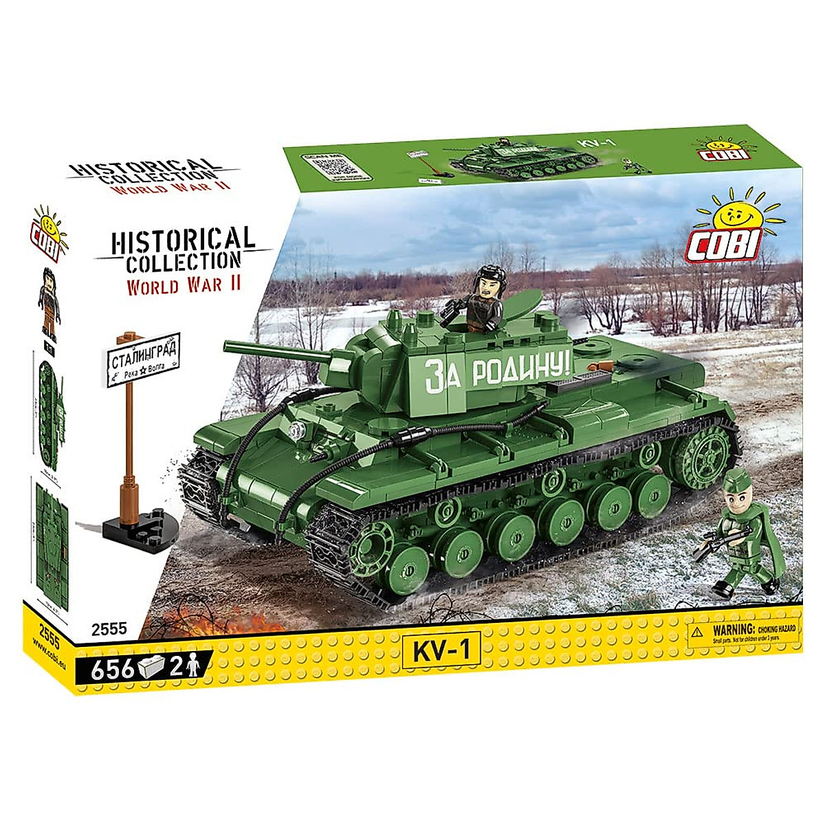 Cobi toys 656 Pcs Hc WWII /2555/ Kv-1