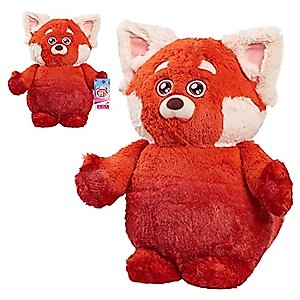 Disney and Pixar Turning Red Jumbo 16-inch Plush Red Panda Mei, Officially Licensed Kids Toys for Ages 3 Up by Just Play