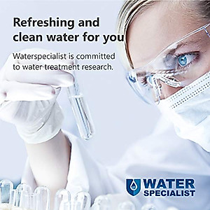 Waterspecialist AP810 Whole House Water Filter, Replacement for 3M Aqua-Pure AP810, AP801, AP811, Whirlpool WHKF-GD25BB, WHKF-DWHBB, 5 Micron, 10" x 4.5", Well & Tap Water Filter, Pack of 3