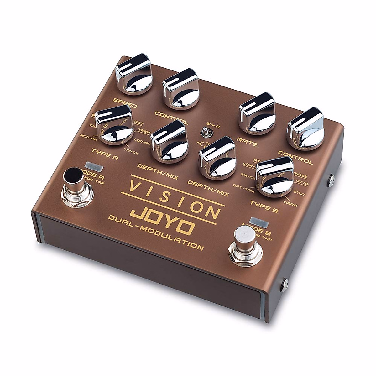 JOYO R-09 VISION Dual Channel Modulation Electric Guitar Effect Pedal