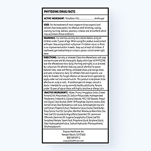 PHYTOZINE Ringworm Cream - Treats Stubborn Ringworm Infections, Fights Ringworm On Skin, Anti-Fungal Tolnaftate, Powerful Topical Treatment (1 Ounce)