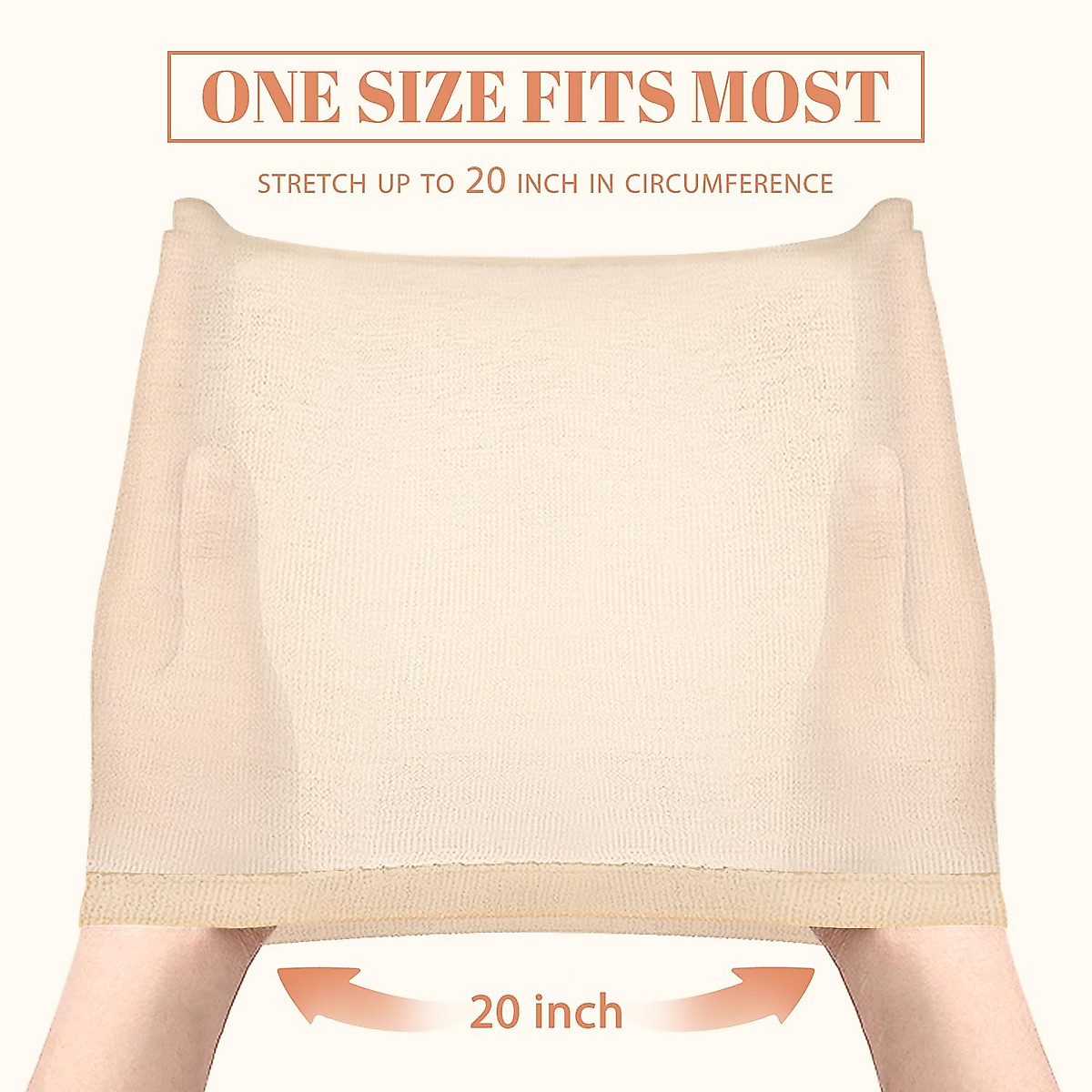 MORGLES 20 Pcs Wig Cap Beige, Stretchy Nylon Wig Caps for Women