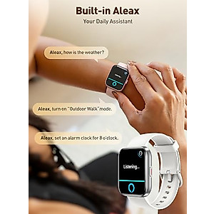 Smart Watches for Women Men (Answer/Make Calls) Compatible with iOS Android Phones Compatible, 1.83" HD Screen Fitness Tracker Smartwatches Heart Rate Monitor 110+ Sports Tracker Watch Waterproof