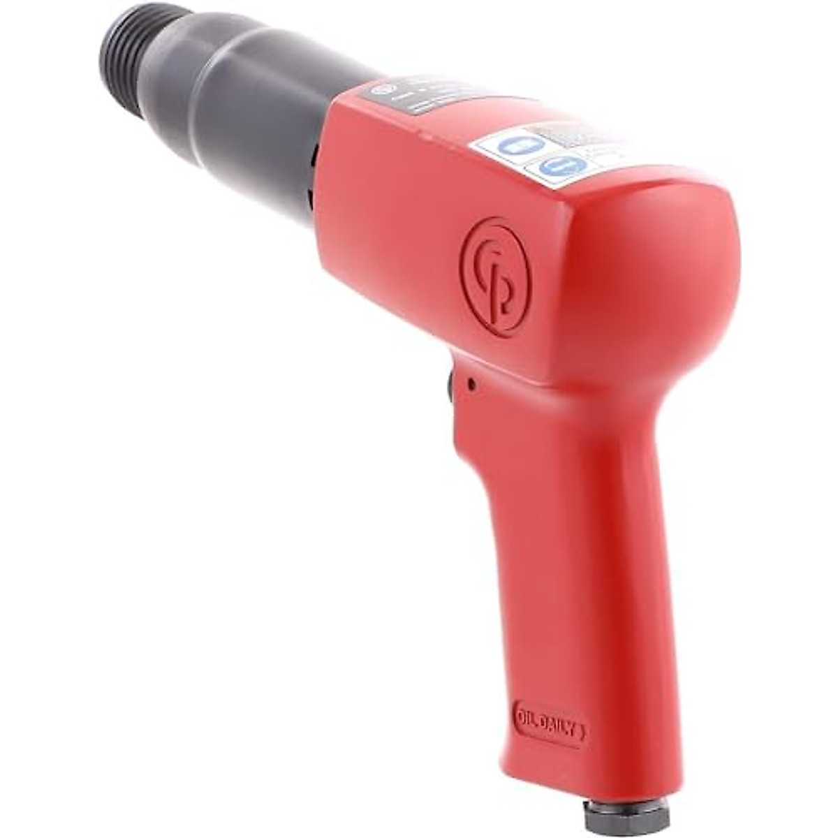 Chicago Pneumatic CP7150 - Air Hammer, Welding Equipment Tool, Construction, Heavy Duty, 0.401 Inch (10.2mm), Round Shank, Stroke 3.5 in / 89 mm, Bore Diameter 0.75 in / 19 mm - 2300 Blow Per Minute