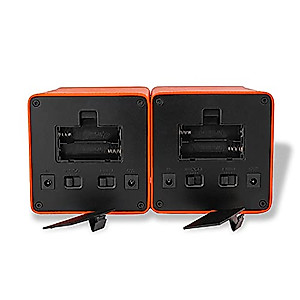 MOZSLY Watch Winder for Automatic Watches with 12 Rotation Mode Setting for Rolex Fit Man Women Automatic Watch Orange Leather