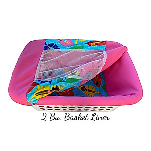 Fleece Laundry Basket Liner and Lid Set for Puppy Whelping, Small Animal Transport, Breeder Bundle, College Dorm, Housekeeping FREE USA Shipping #042