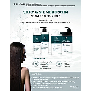 Elabore Silky & Shine KERATIN Shampoo 16.06fl.oz/ 475ml