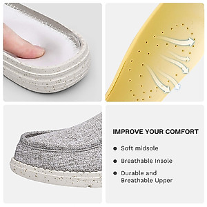 Bruno Marc Mens Slip-on Stretch Loafers Casual Shoes Lightweight Comfortable Boat Shoes, Beige - 13 (Breeze)