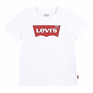 Levi's Big Boys' Classic Batwing T-Shirt, White, S
