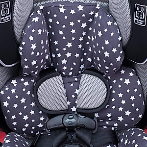 JYOKO Kids Cover Liner Made Cottton for car seat Compatible with Reducer Graco 4Ever (Winter Sky)