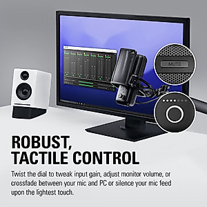 Elgato Wave:3 - Premium Studio Quality USB Condenser Microphone for Streaming, Podcast, Gaming and Home Office, Free Mixer Software, Sound Effect Plugins, Anti-Distortion, Plug ’n Play, for Mac, PC