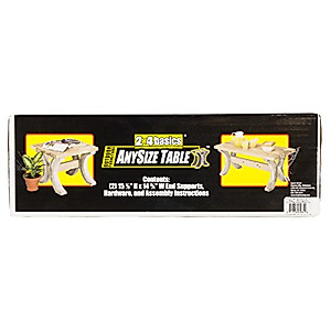 2x4basics 90140 Custom AnySize Table, 5.5 x 15.5 x 16.25, Light brown