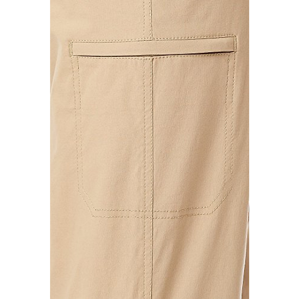 UNIONBAY mens Rainier Lightweight Comfort Travel Tech Chino Hiking Pants, Khaki, 40W x 32L US