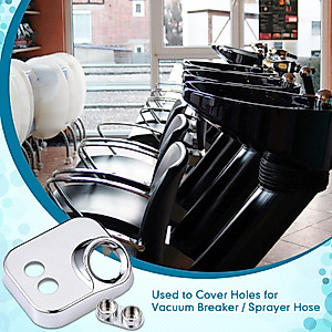 Shampoo Bowl Vacuum Breaker Kit Shampoo Bowl Faucet Salon Sink Parts Shampoo Sink Parts for Replacement (8 Pcs)