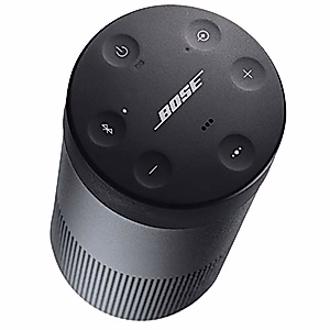 Bose SoundLink Revolve Portable Bluetooth 360 Speaker, Triple Black (Renewed)