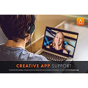 Sound Blaster JAM V2 On-Ear Lightweight Bluetooth 5.0 Wireless Headphones with USB-C, Low Latency, HD, Multipoint Connectivity, Voice Detection and Noise Reduction, 22 Hours Battery Life (Renewed)