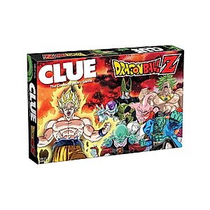 CLUE Dragon Ball Z | Collectible Clue Board Game Featuring Anime Show | Officially-Licensed Game with Familiar Locations and Iconic Characters from Dragon Ball Show