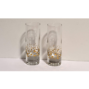 Baileys Irish Cream Gold Foil Shot Glass - Set of 2