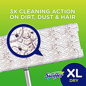 Swiffer Sweeper X-Large Dry Sweeping Cloth Refills Unscented 16 Count