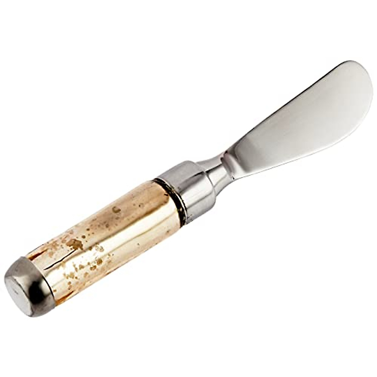 Mud Pie - 40700003 Mud Pie Marble and Gold Edge Hostess Set Serving Platter, One Size, white