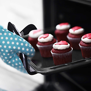 Aneco 4 Pack Check Plaid Dish Towels Pot Holders Oversized 18 x 28 inches Cotton Kitchen Dish Towels Fast Drying Cotton Tea Towels Check Plaid Gift Set