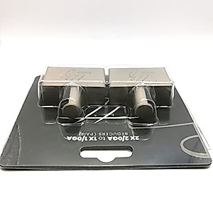 TTZ Audio Dual 2/0 Gauge to 1/0 Gauge Amp Input Reducers (Pair) for Easy Car Audio Amplifier Competition Amp Installation