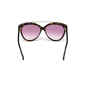 Tom Ford TF518 Livia 52Z Womens Dark Havana/Gold 58 mm Sunglasses - dark havana/gold