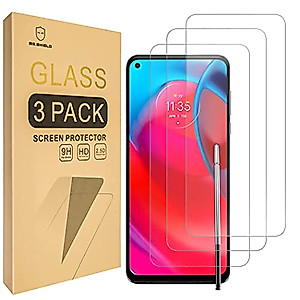 Mr.Shield [3-Pack] Designed For Motorola Moto G Stylus 5G (2021) [Not Fit for 2020/2022 Version] [Tempered Glass] [Japan Glass with 9H Hardness] Screen Protector with Lifetime Replacement