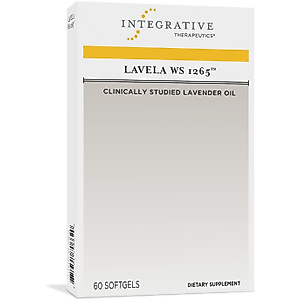 Integrative Therapeutics – Lavela WS 1265 - Clinically Studied Lavender Essential Oil Supplement - Calms Nervousness* - Reduces Stress* - 60 Softgels