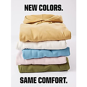 Russell Athletic Men's Hoodie Dri-Power Fleece Hoodies & Sweatshirts, Moisture Wicking, Cotton Blend, Relaxed Fit, Sizes S-4X, Arctic Blue, Small