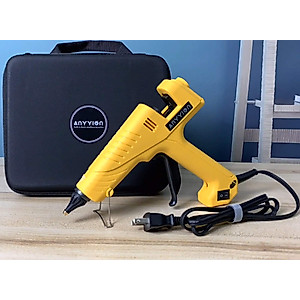 Anyyion 200W Industrialt Glue Gun – High-Output Hot Melt Glue Gun – Professional Grade Hot Glue Gun for Carpentry, Repairs & Remodeling