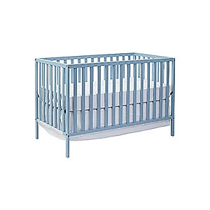 Suite Bebe Palmer 3 in 1 Convertible Crib, Baby Blue