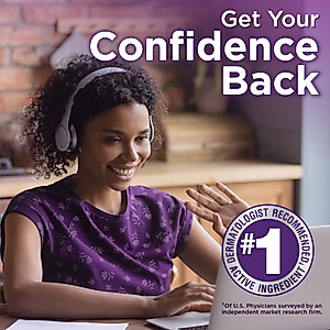 Amazon Basic Care Minoxidil Topical Solution USP, 2% Hair Regrowth Treatment for Women, 3-Month Supply, Unscented, 2 fl oz (Pack of 3)