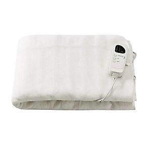 Giantex Electric Heated Mattress Pad, Heating Bed Topper with Low-Voltage, Five Modes Temper Control and Timer, Fast Heating, Detachable Connector, Warmer Bed Toppers Twin Size Heating Mattress Pad