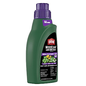 Ortho WeedClear Lawn Weed Killer Concentrate2, Kills Dollarweed, Dandelion, and Clover, 32 fl. oz.