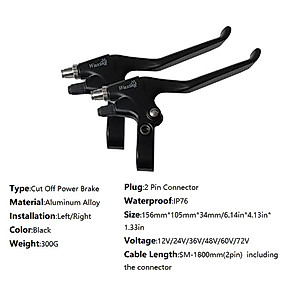 通用 Ebike Parts JN Control System with JN 30A Controller/JN LED S800 Display/Thumb Throttle/PAS/E brakeFor Electric Bike Conversion Kit