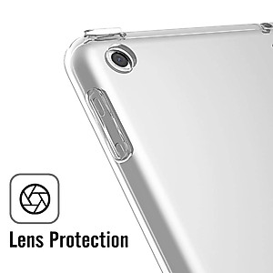 HBorna Clear Case for iPad 10.2" 9th Generation 2021 / iPad 8th Generation 2020/ 7th Generation iPad 10.2" 2019, Slim Soft Lightweight TPU Back Cover for iPad 9/8/7 10.2 inch