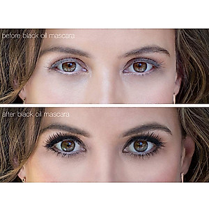 Josie Maran Argan Black Oil Mascara - Condition, Strengthen, and Volumizes with Bamboo Extract and Natural Ingredients (8ml/0.27oz)