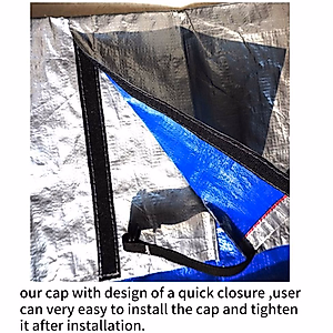 Hot Tub Cover Cap 84" Lx84 Wx 35" H Spa Cover Guard Water Proof hot tub Sun Shield