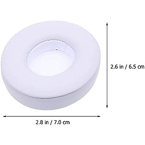 Miruchertter Beats Solo 2 & 3 Earpad Replacement - Memory Foam Replacement Ear Pads Wireless Headphone Covers Headset Pads Sponge Earpads Cushions Compatible with Beats Solo 3 Solo 2 (White)