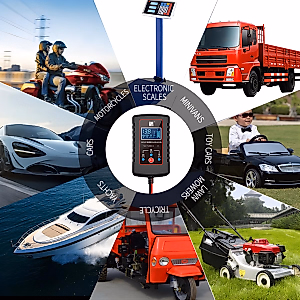 zipelo Car Battery Charger, 6V 12V Automatic Smart Trickle Battery Charger, Intelligent Pulse Repair Charger with ASE Adapter Cable, Battery Desulfator for Motorcycle Lawn Mower Marine