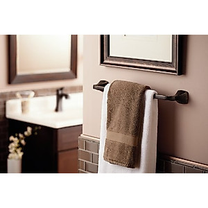 Moen YB5124ORB Voss 24-Inch Bathroom -Towel Bar, Oil-Rubbed Bronze,Large