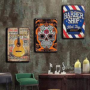 Danny Penaw Birds Raven Branch Picture Novelty Sign Vintage Metal Tin Sign Wall Sign Plaque Poster 8 X12 inches