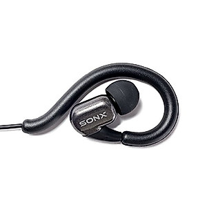 SONXTRONIC XDR-1000 BB Premium Fashion Soft Touch Earhook Earbud Sport Running Headphones with Microphone Bass Boxes Design