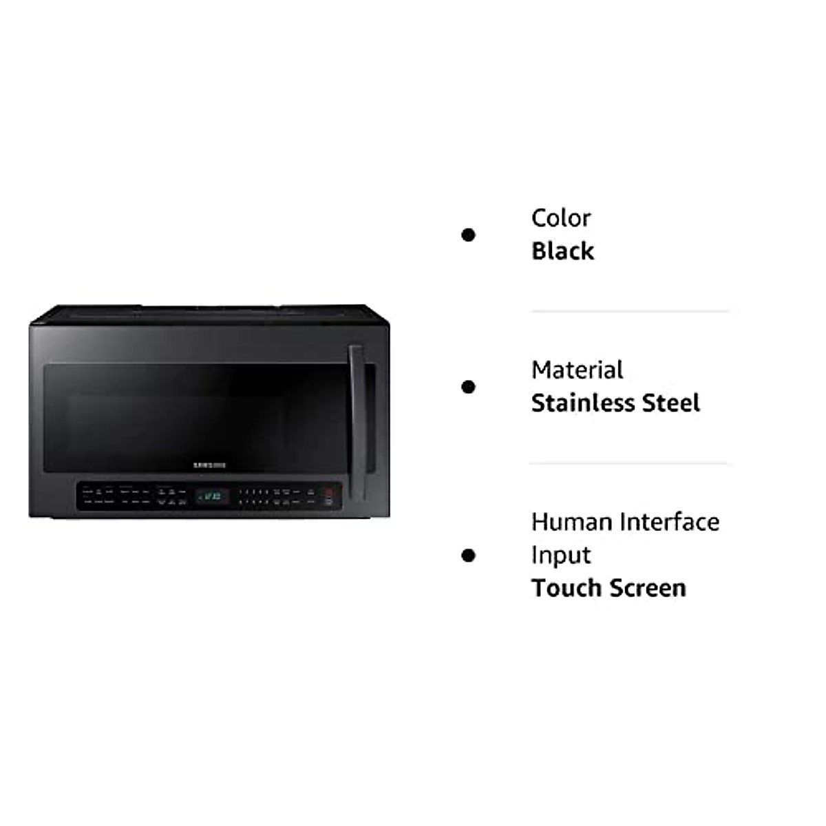 Samsung 2.1 Cu. Ft. Black Stainless Steel Over The Range Microwave